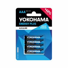 Baterija alkalna Yokohama 1.5V AAA LR03 Energy Plus 4BL