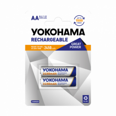 Baterija nikl MH Yokohama 1.2V AA 2450mAh BL2 (punjiva)
