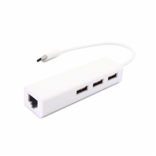 Adapter Type C na 3 USB 2.0 + RJ45 (100Mb) JWD-T4