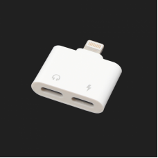 Adapter za slusalice i punjenje W5 iPhone lightning beli