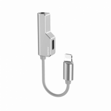 Adapter Remax za slusalice I punjenje iPhone RL-LA02i beli