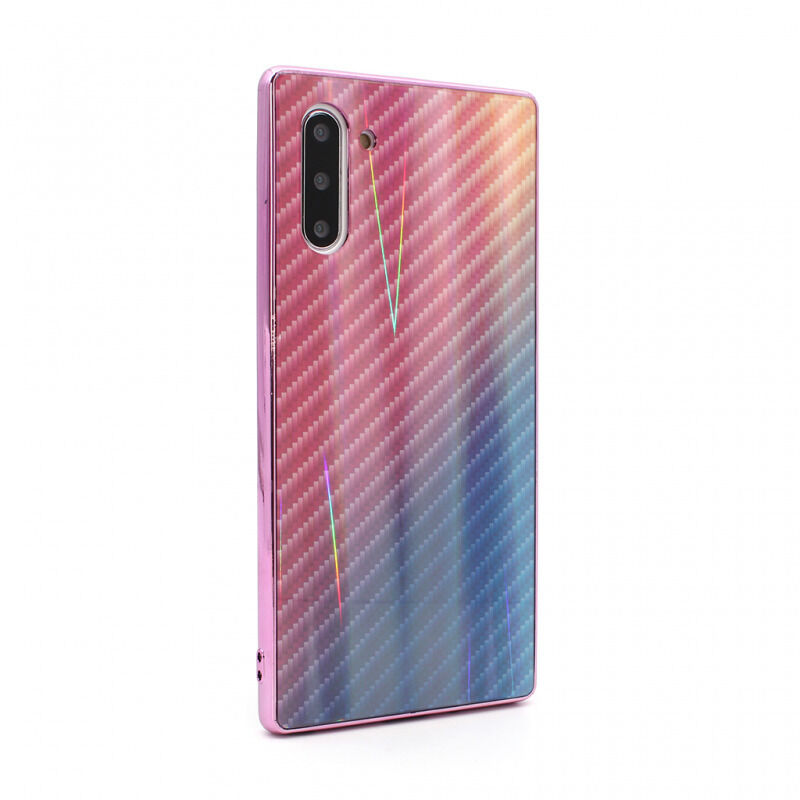 Maskica Carbon glass za Samsung N970 Galaxy Note 10 pink