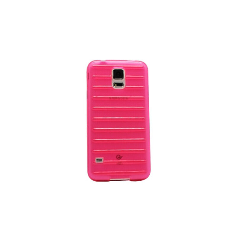 Maskica silikonska Rib za Samsung I9600 S5/G900 pink