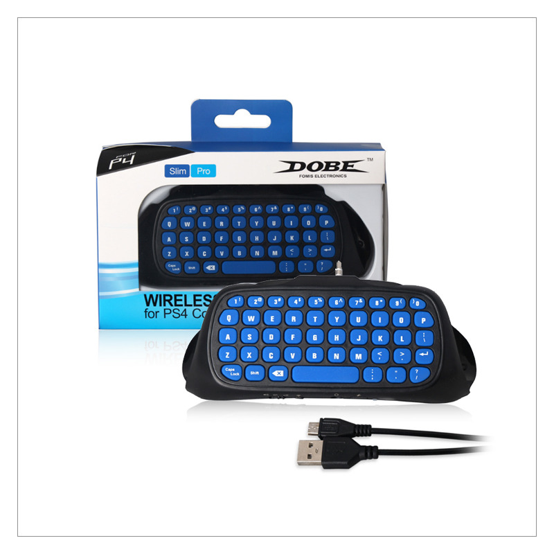 Dobe TP4-022 kontroler tastatura za PS4 plavo-crna