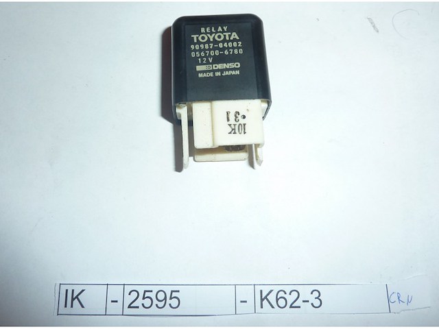 Relej TOYOTA RELAY 10K-31 90987-04002 DENSO 056700-6780