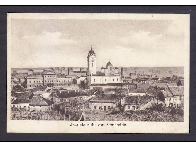 smederevo - panorama crkva 1917