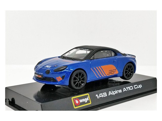 1:43 Burago Alpine A110 Cup