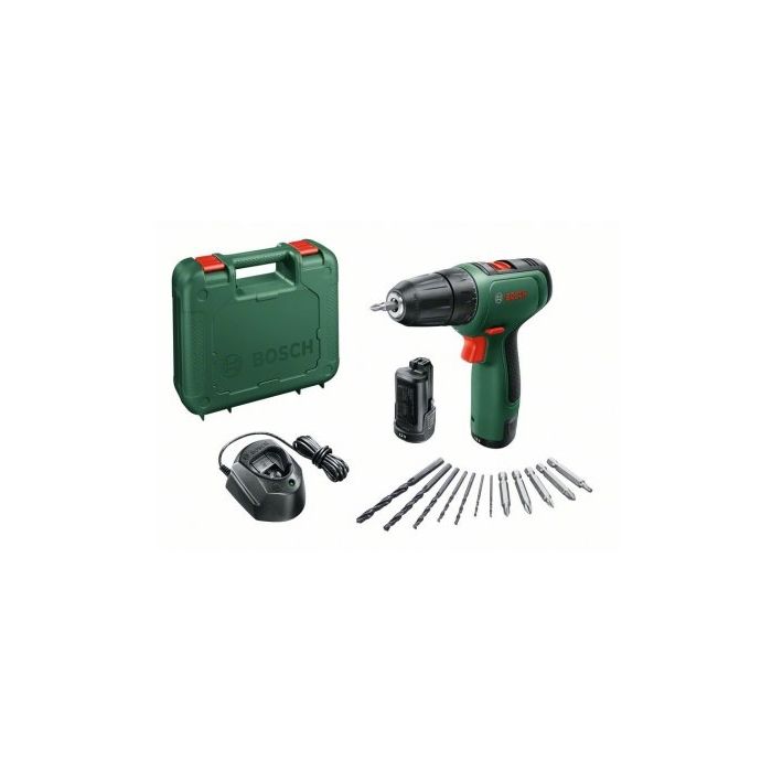 BOSCH EASYDRILL 1200 AKU BUŠILICA ODVRTAČ U KOFERU SA PRIBOROM