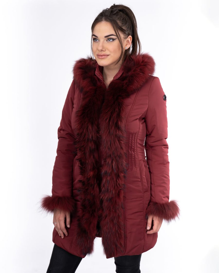 Ženska zimska jakna – Sportska i Casual – Invento Laura – Bordo