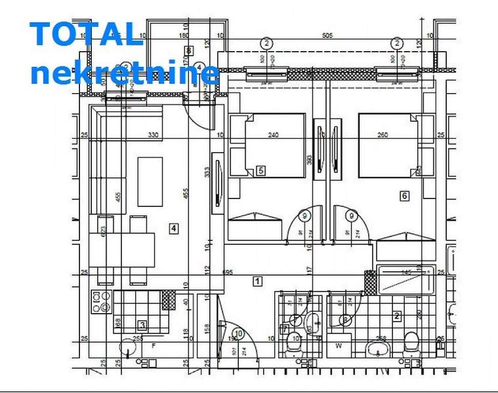 NOVI SAD - TELEP - 55. 00 m2