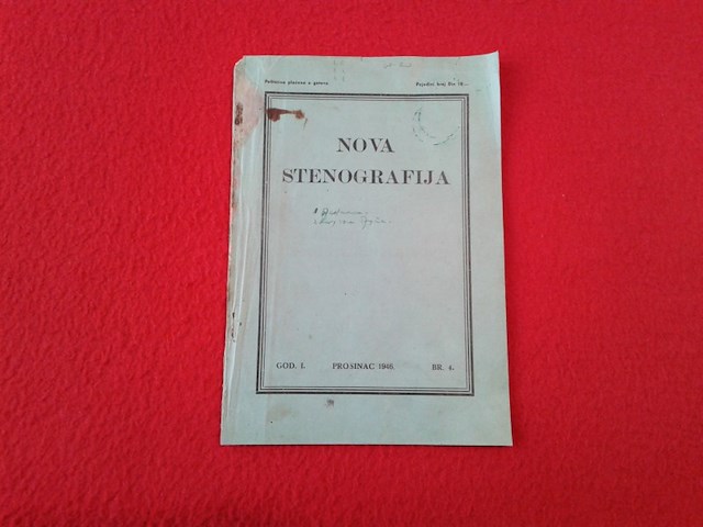 Nova stenografija (1946) - Ljubomir Škreblin