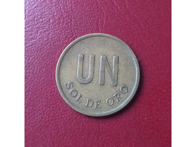 Peru UN SOL DE ORO 1975