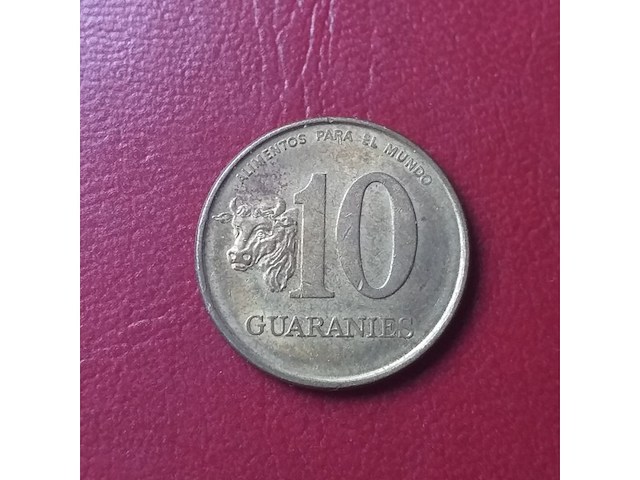 Paraguay 10 GUARANIES 1996