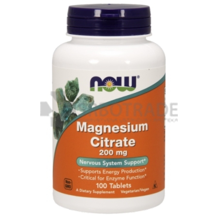 Now Magnesium Citrate 100 tableta
