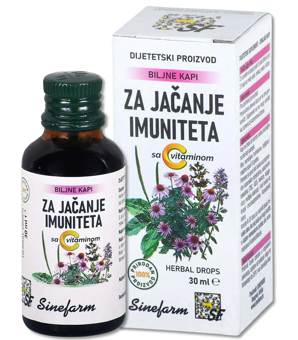 Kapi za jačanje imuniteta sa C vitaminom
-30 ml-e