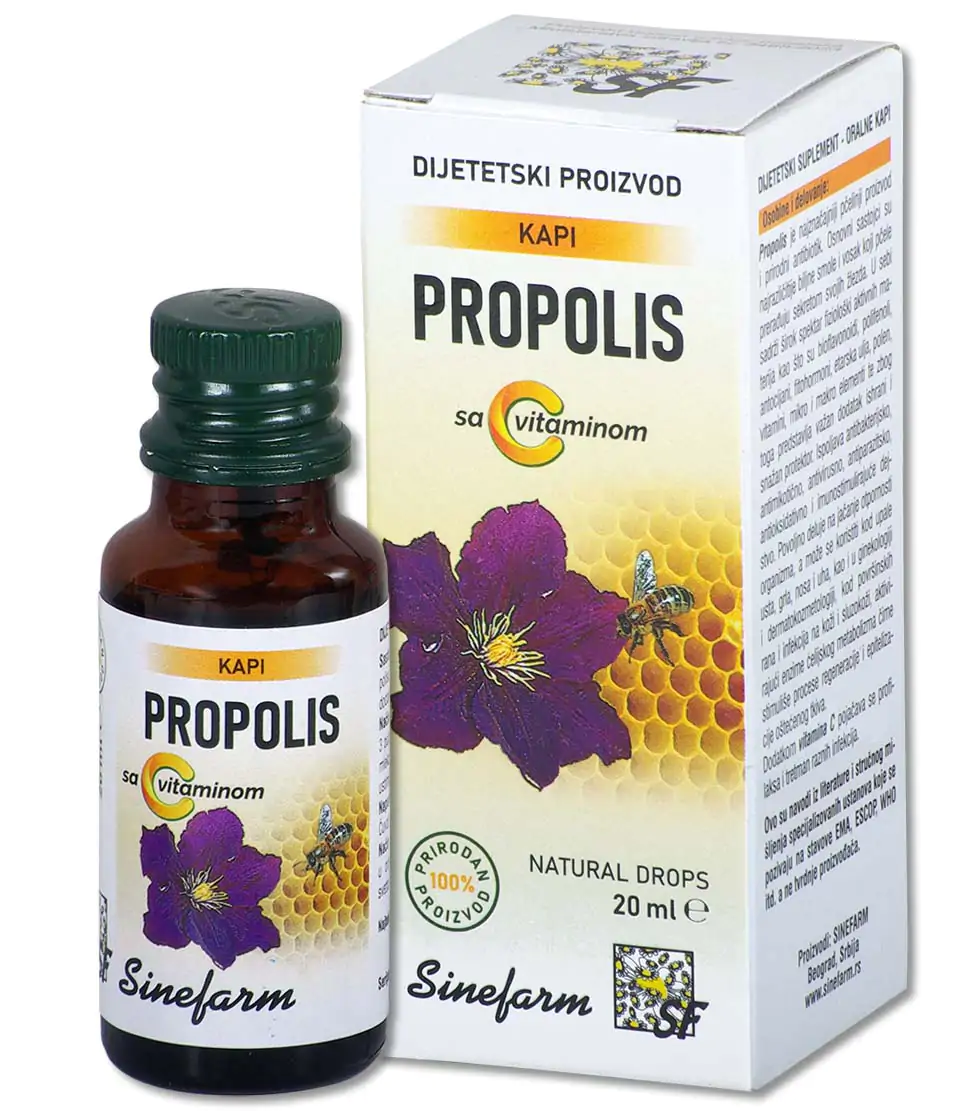 Propolis kapi sa C vitaminom-20 ml-e