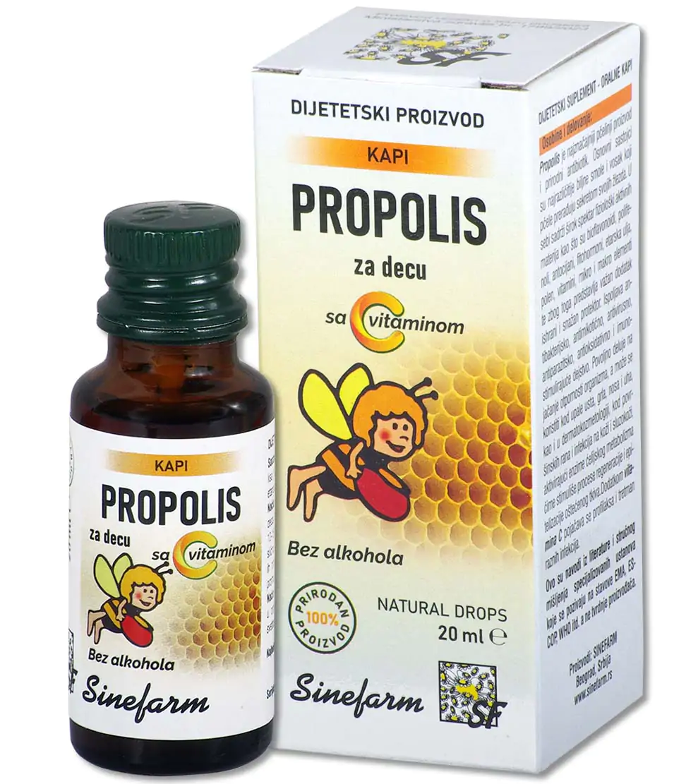 Propolis kapi za decu sa C vitaminom
-20 ml-e