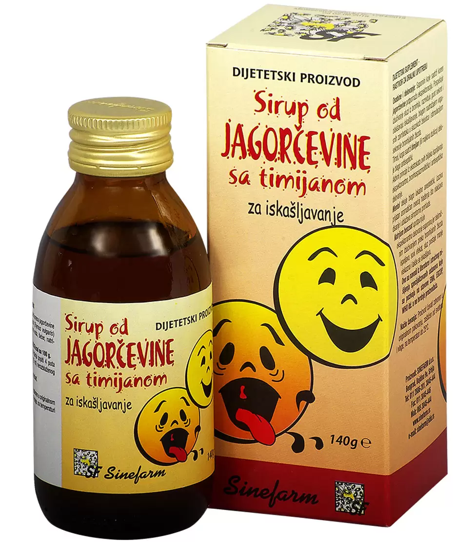 Sirup od jagorčevine sa timijanom
-140 g-e