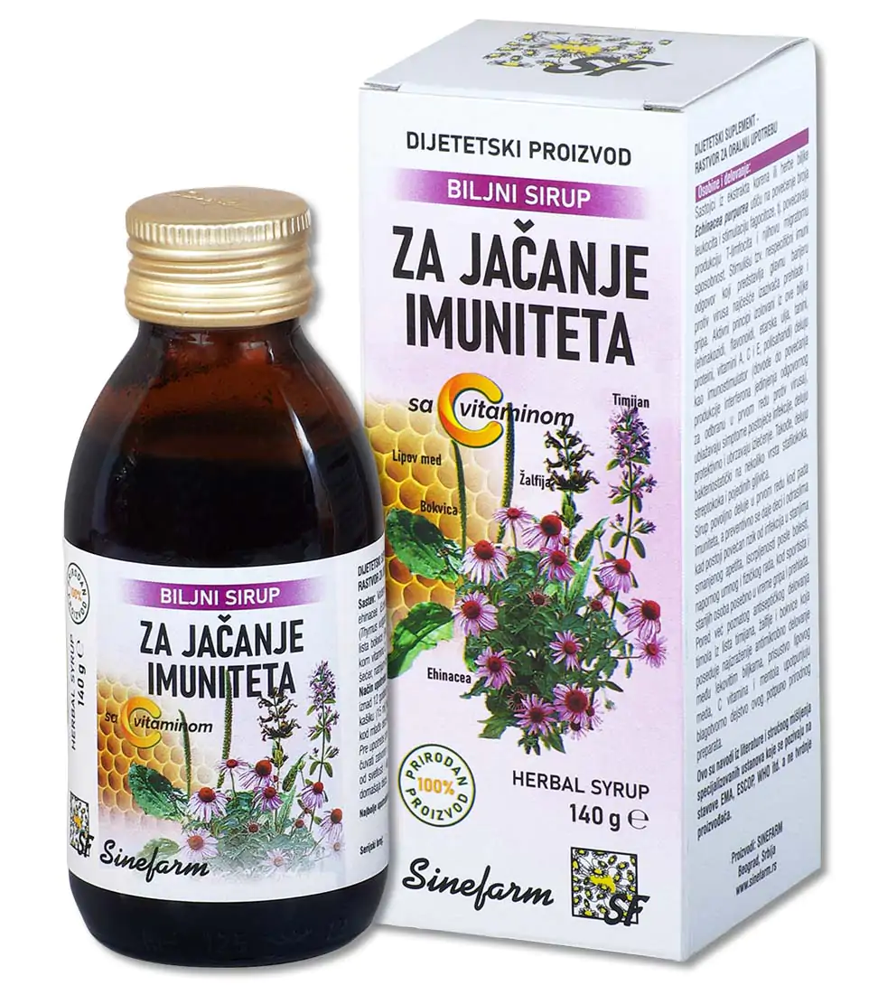 Sirup za jačanje imuniteta sa C vitaminom
-140 g-e