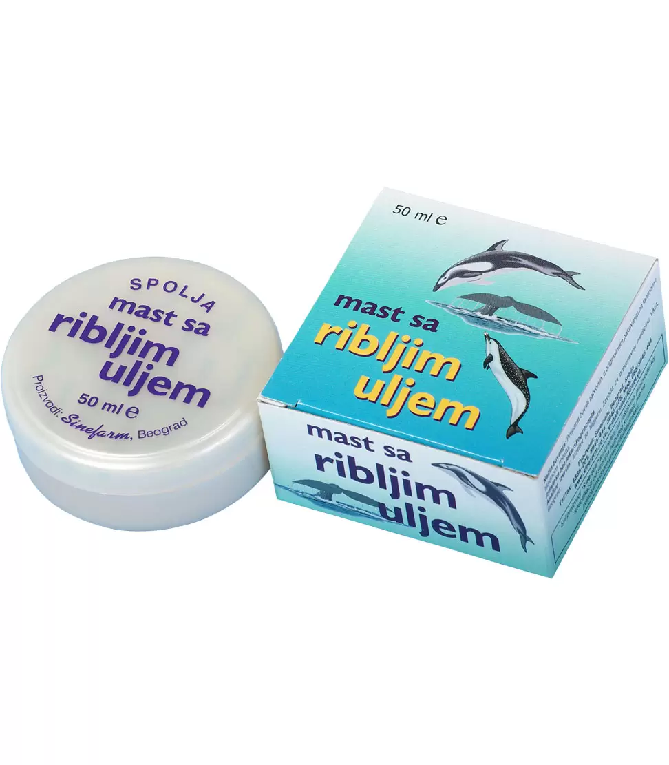 Mast sa RIBLJIM uljem-50 ml-e