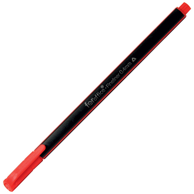 Flomaster fineliner 0,4mm trouglasti FORoffice 18098 crveni