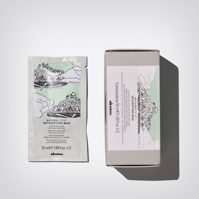 DAVINES NATURALTECH DETOXIFYING MUD GLINA 6X50ML