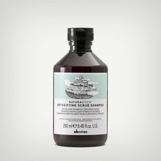 DAVINES NATURALTECH DETOXIFYING SCRUB ŠAMPON