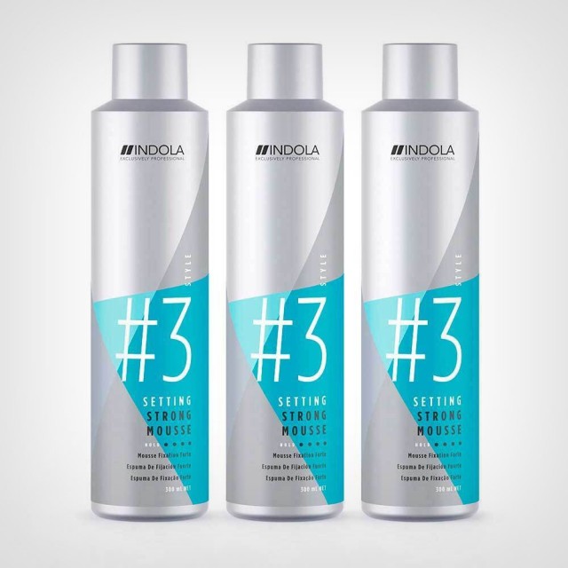 INDOLA EXCLUSIVELY PROFESSIONAL INNOVA SETTING STRONG MOUSSE PENA ZA VOLUMEN 300ML