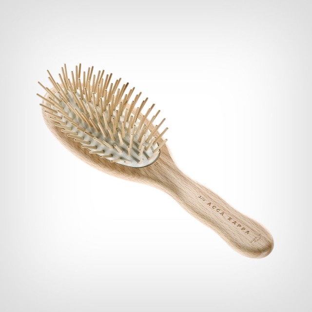 ACCA KAPPA OVAL BRUSH – BEECH WOOD – WOODEN PINS – ČETKA OD DRVENIH IGLICA I JASTUČETA OD PRIRODNE GUME