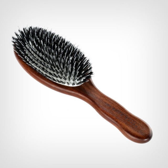 ACCA KAPPA PNEUMATIC OVAL BRUSH – KOTIBÉ WOOD – BOAR BRISTLES – ČETKA ZA ODRŽAVANJE ČISTOĆE KOSE, DAJE PUNOĆU I SJAJ