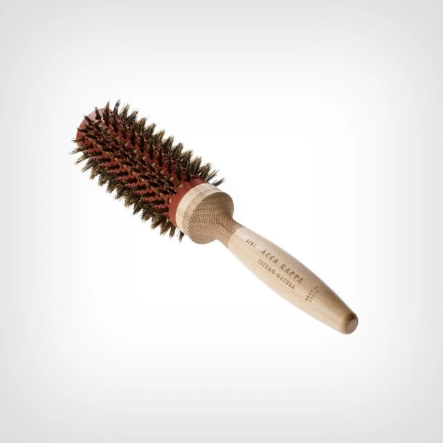 Acca Kappa Thermo Natura Brush – 100 Boar Bristles – Četka za kovrdžavu, obojenu i tretiranu kosu