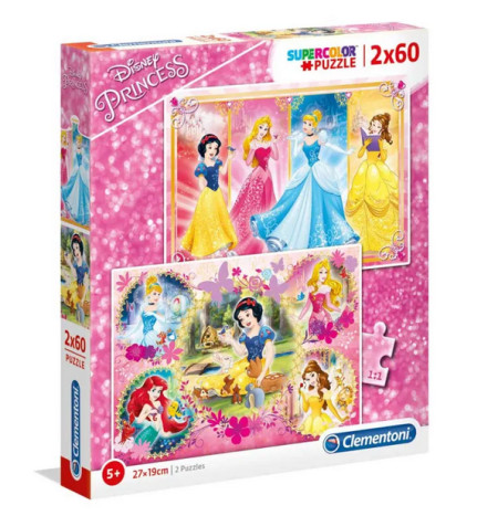 Clementoni puzzle 2x60 princess ( CL07133 )