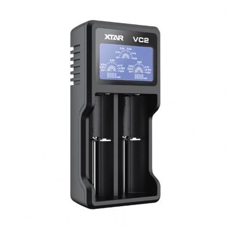 XTAR USB punjač baterija 1/2 sa displejom ( XTAR-VC2 )