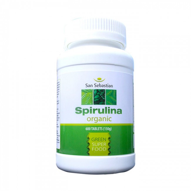 SPIRULINA TABLETE 600X250MG