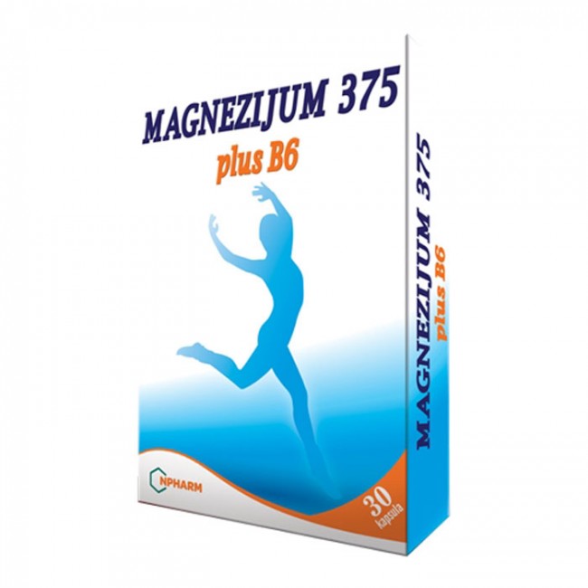 MAGNEZIJUM 375 PLUS B6 KAPSULE A30