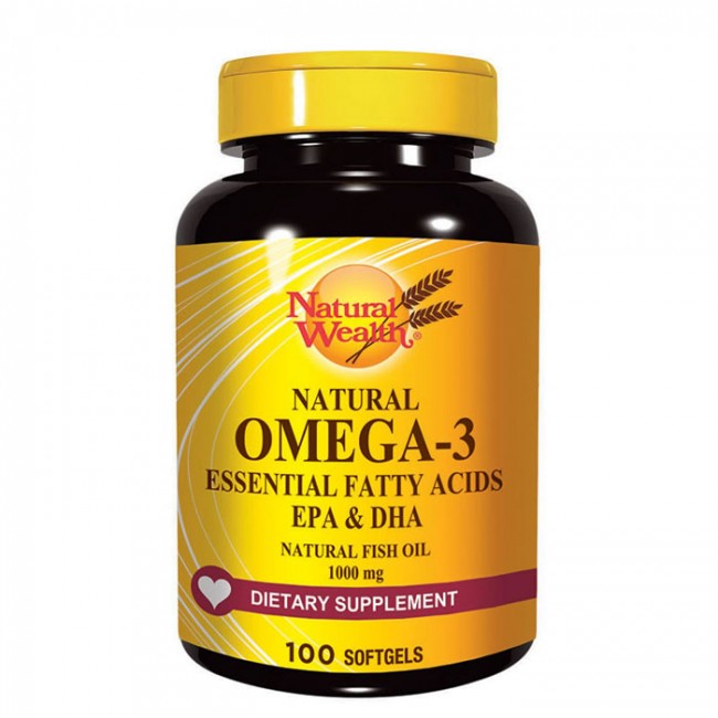 NATURAL WEALTH OMEGA 3 KAPSULE A100