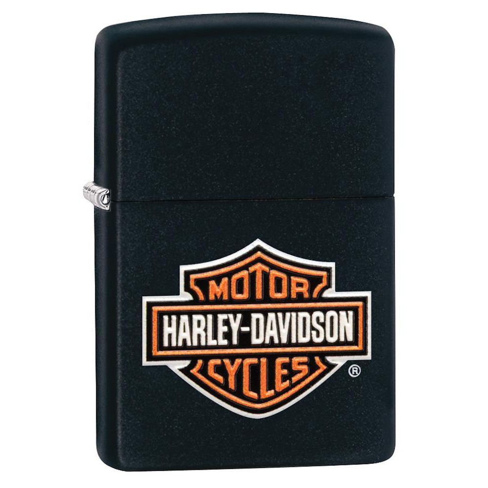 Zippo Upaljač Z218HD H252 Harley-Davidson Logo Black Matte 4206