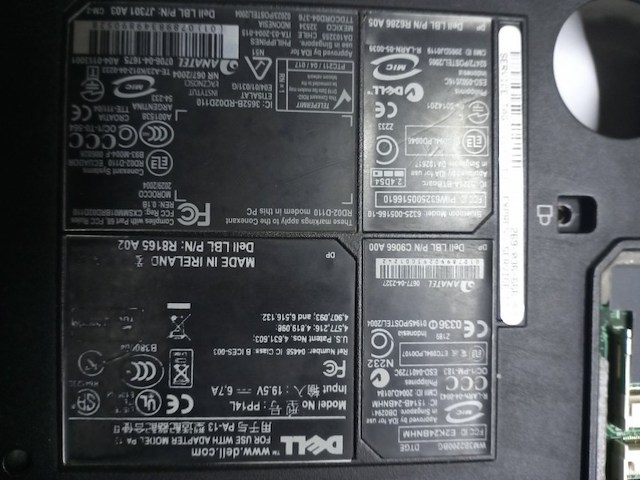 Dell XPS pp14l Maticna ploca i donji deo kucista