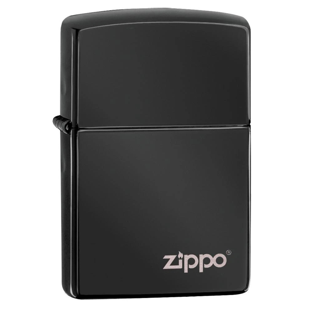 Zippo Upaljač Z24756ZL Classic High Polish Black Zippo Logo Ebony Lasered 4761