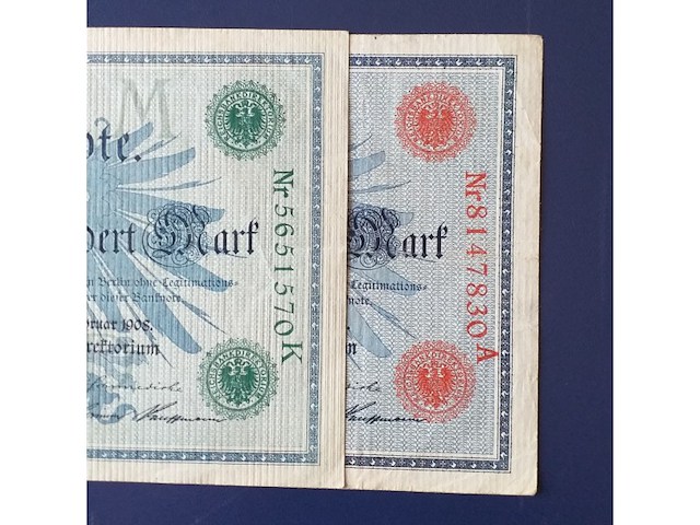 100 MARAKA 1908 dve varijante