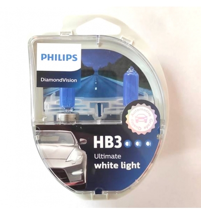 Auto sijalice PHILIPS HB3 12V 60W P20d - DiamondVision - 5000K - 9005DVS2