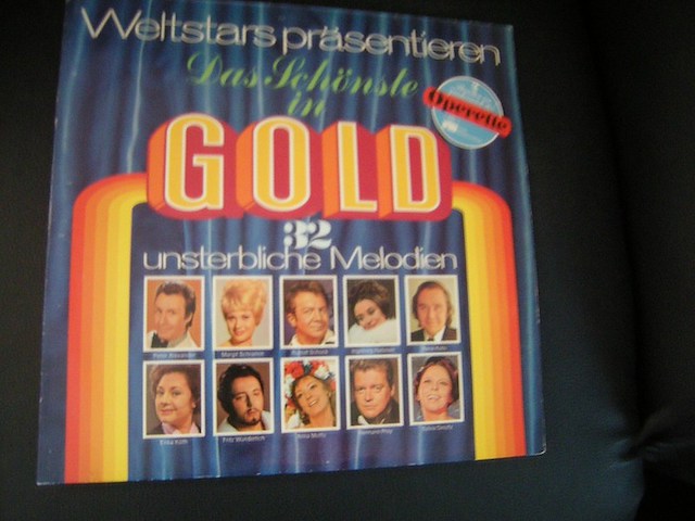 LP - VARIOUS - DAS SCHONSTE IN GOLD - DUPLI ALBUM