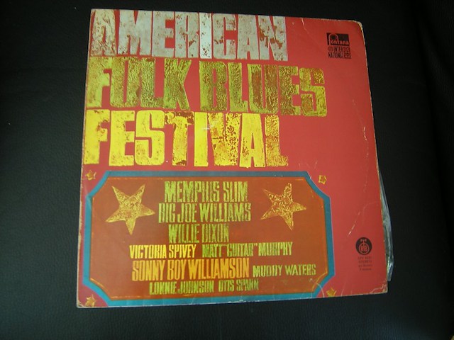 LP - VARIOUS - AMERICAN FOLK BLUES FESTIVAL