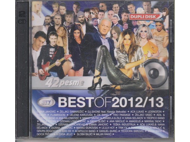 cd / BESTOF2012/13 42 pesme + 2 CD - nekorišćeno !!!!!!