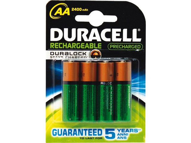 Baterije Duracell punjive R6 AA 2500mAh B4