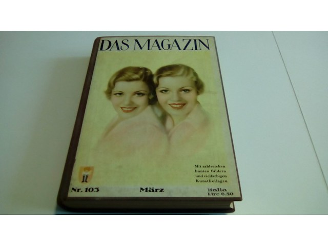 DAS MAGAZIN  1933 br: 103,109,110,111,115  novo!!!