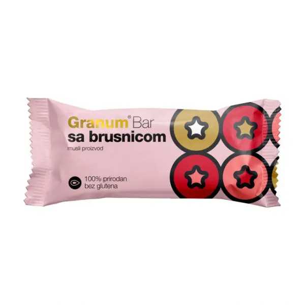 Bar sa brusnicom Granum 30g