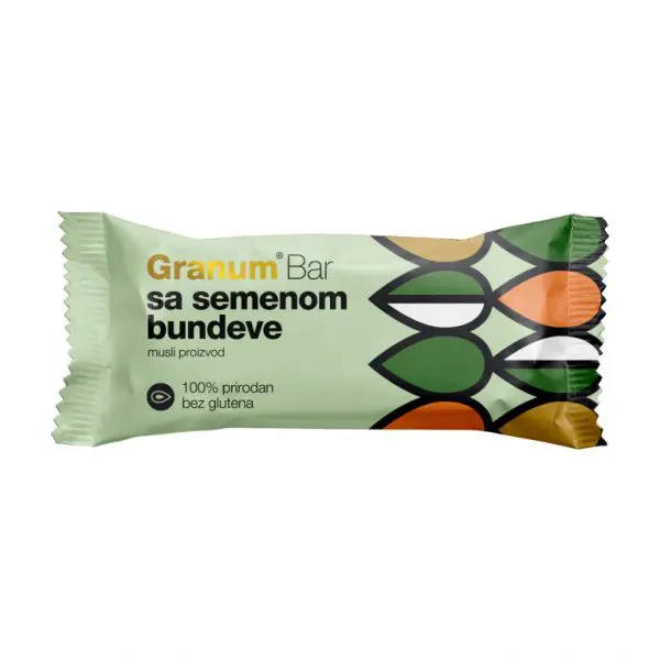 Bar sa semenom bundeve Granum 30g