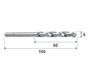 Burgija za beton Opal Hr 6,0mm -za zid ISO 5468