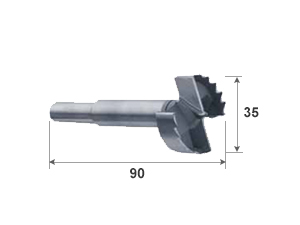 Burgija za metal Frezer Siva 35mm po DIN-u 7483